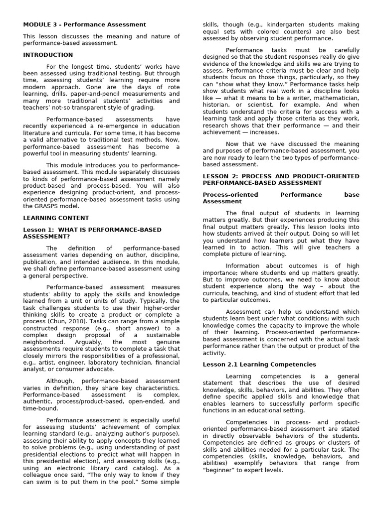 AL2 - Module 3 | PDF