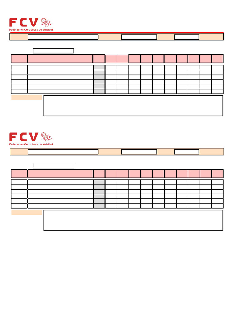 Tablas Div. A 1 Zona Norte | PDF