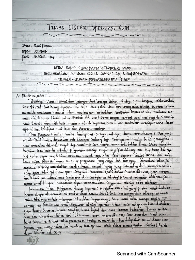Rani Fitriani Paper SIM | PDF