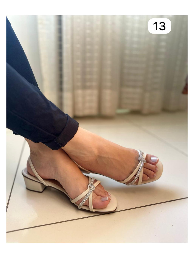 Sandália Saltos Blocos e Finos | PDF