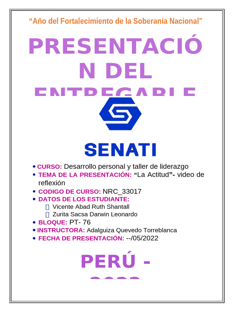 Entregable #01 | PDF