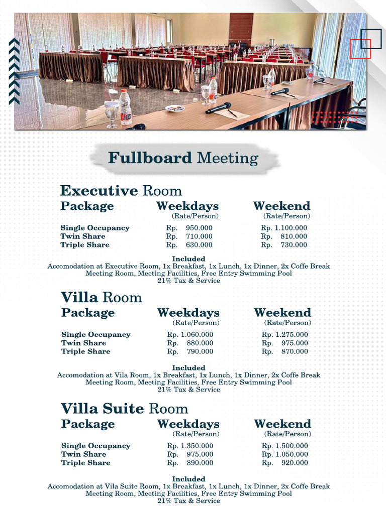 Fullboard Meetng Package | PDF