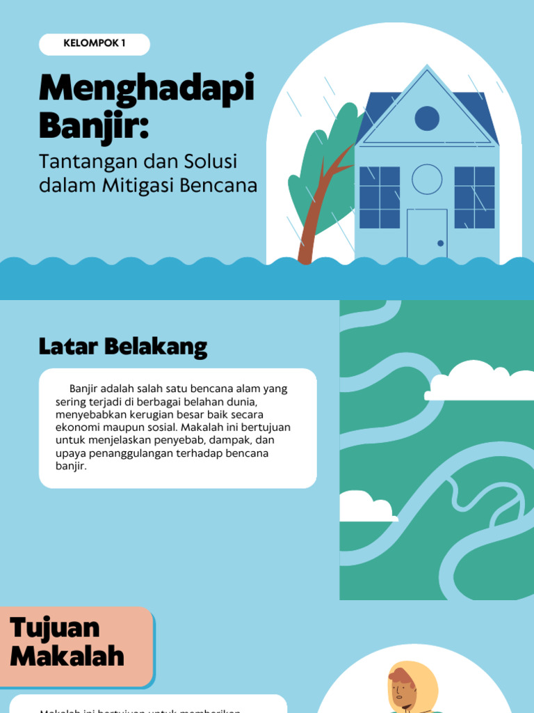 Tugas Presentasi Kelompok 1 (Banjir) | PDF