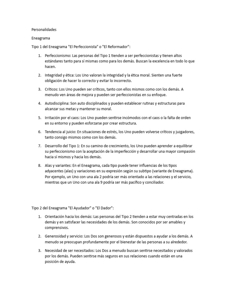 Personalidades | PDF
