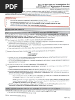 New Security License Application Form PDF | PDF | Security Guard ...