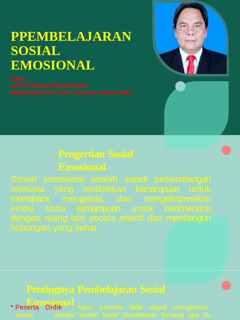 Pembelajaran Sosial Emosional | PDF