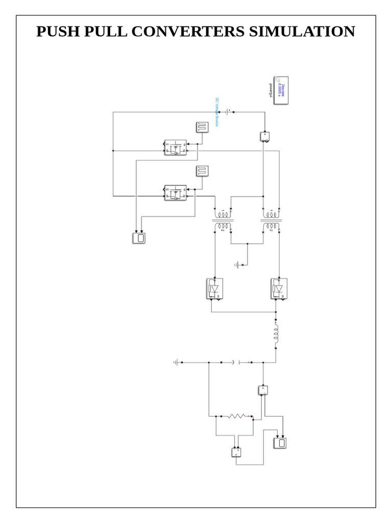 Push Pull Converters Simulation | PDF