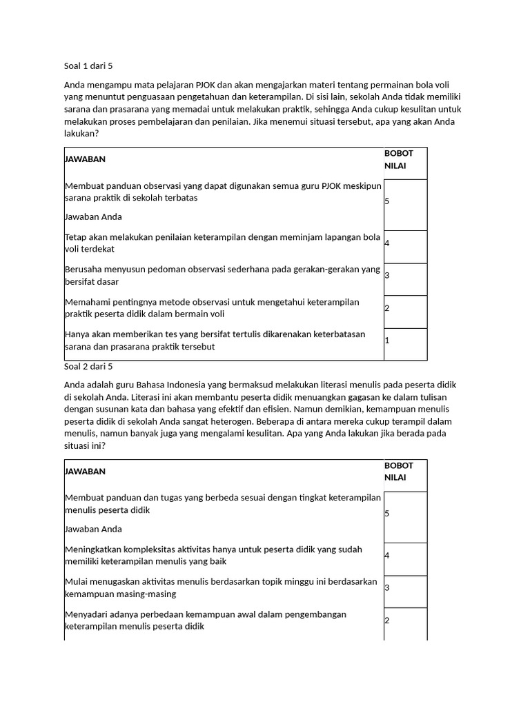 Ppa Umum 1 Modul 1 | PDF