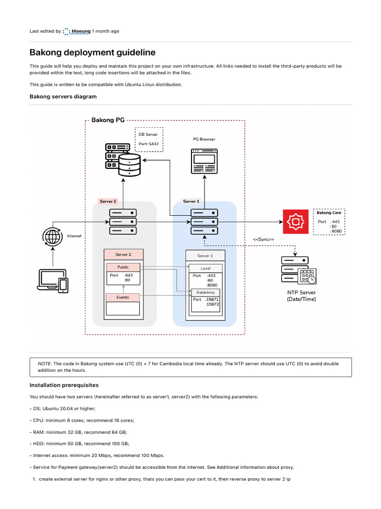 Bakong Deployment Guideline | PDF