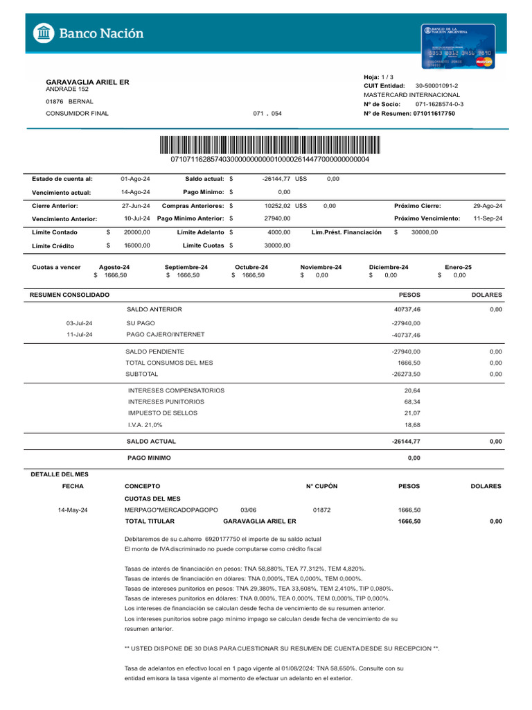 Resumen 20240801 | PDF