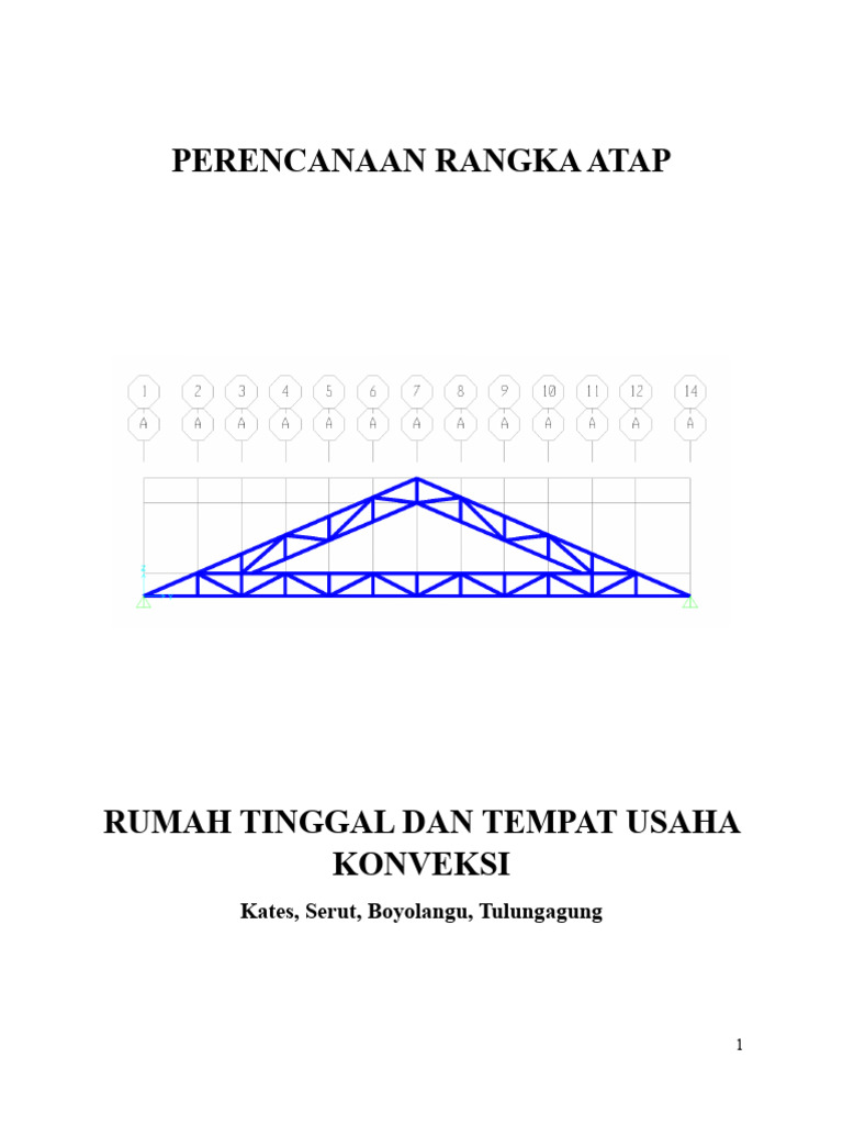 Perhitungan Perencanaan Atap | PDF