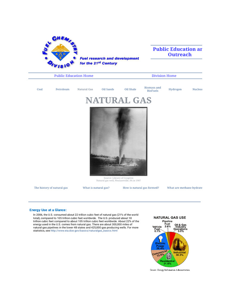 Natural Gas | PDF