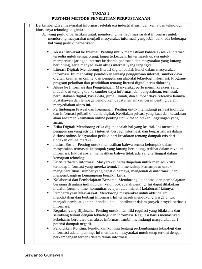 Tugas 2 Pust4419 231 | PDF