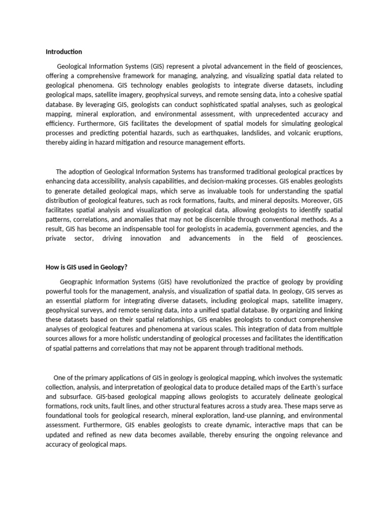 Geology A3 | PDF