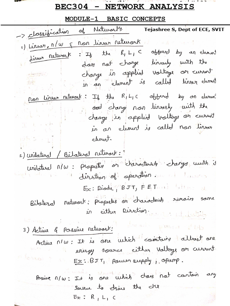 Network Theory | PDF