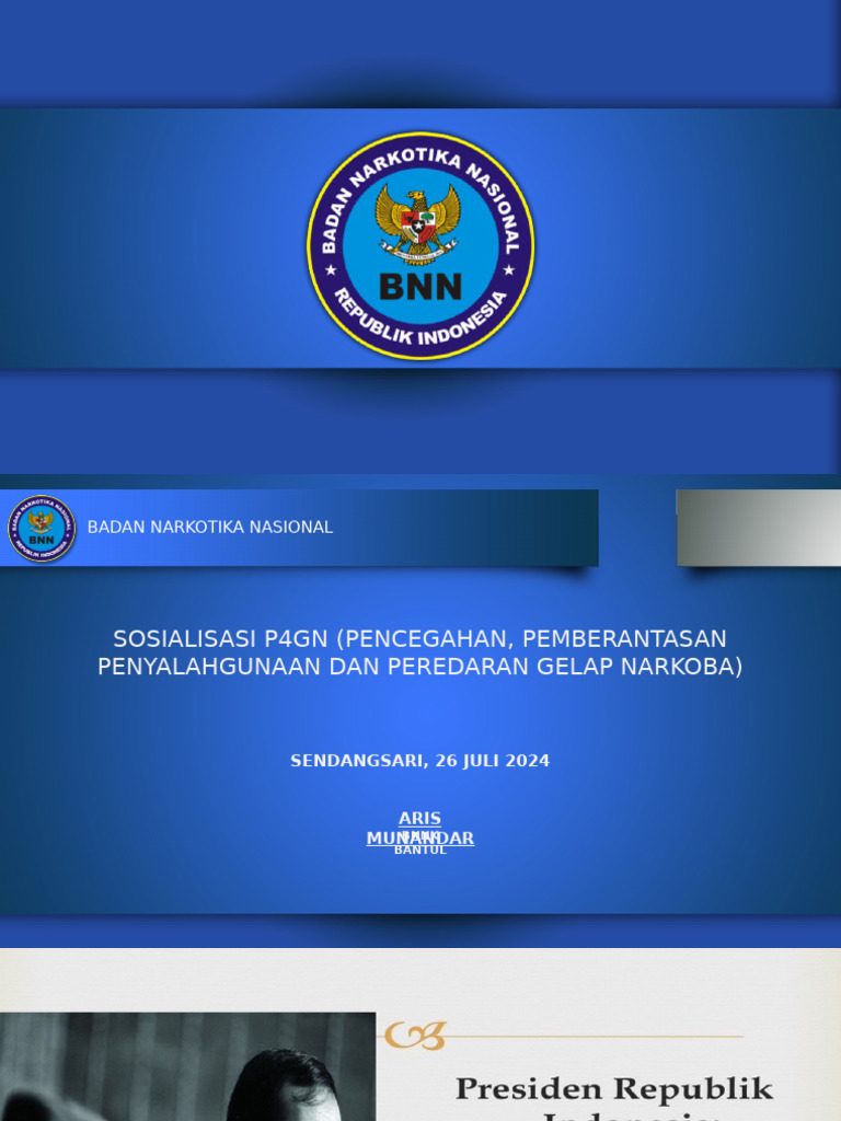 Materi P4GN Pencegahan Narkoba | PDF