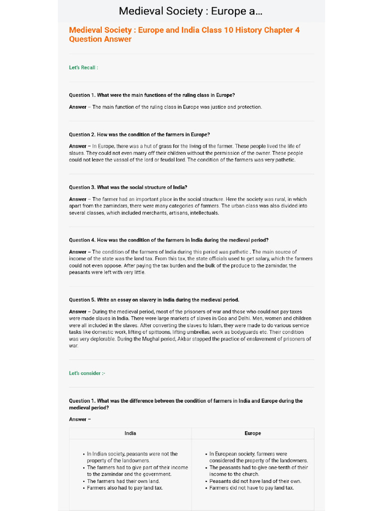 History Class 10 | PDF