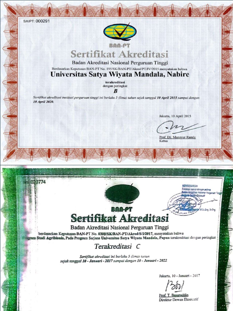 Surat Akreditasi | PDF