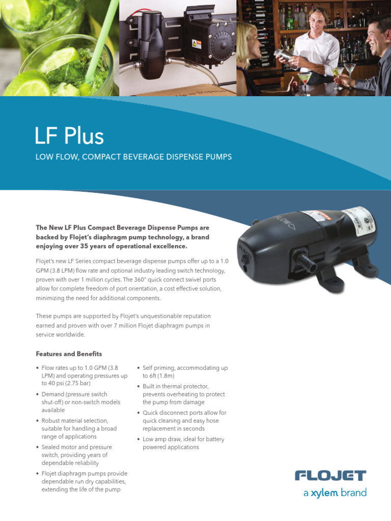 LF Pump Spec Sheet Ficha Tecnica Bomba | PDF