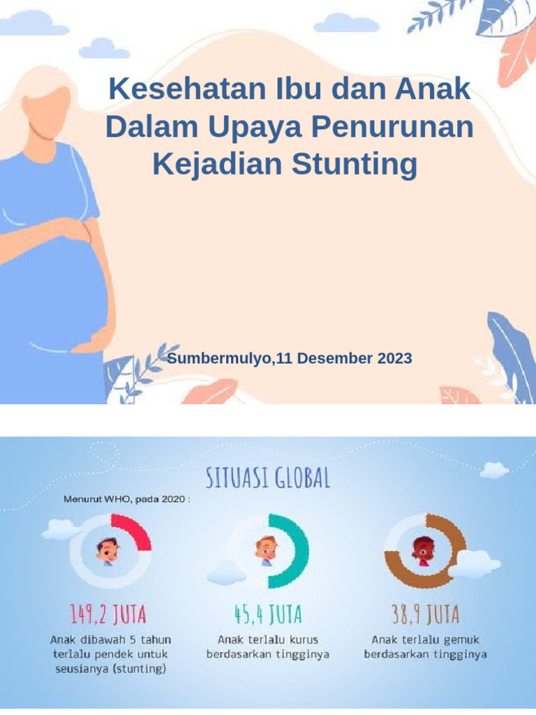Materi Penyuluhan Pencegahan Stunting Ajeng | PDF