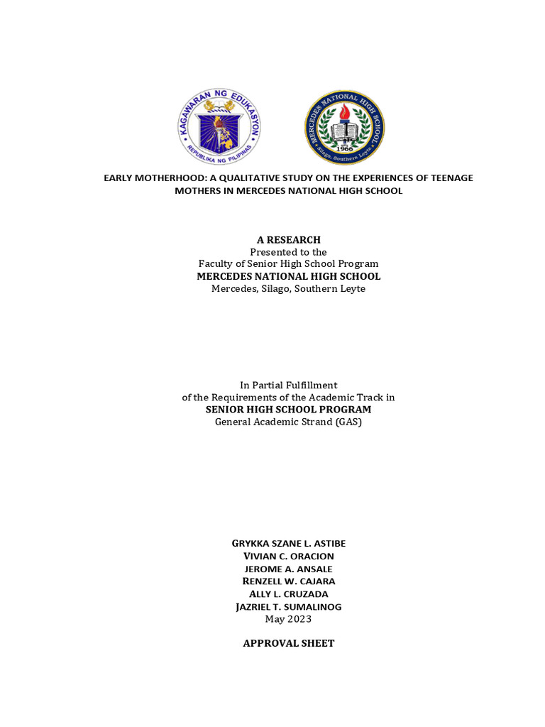 MOST Final Prelim Pages in Research 1 G4 WISDOM | PDF | Psychological ...