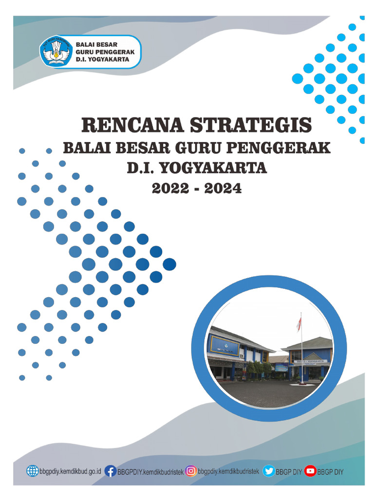 Rencana Strategis BBGP Diy 2022 - 2024 | PDF