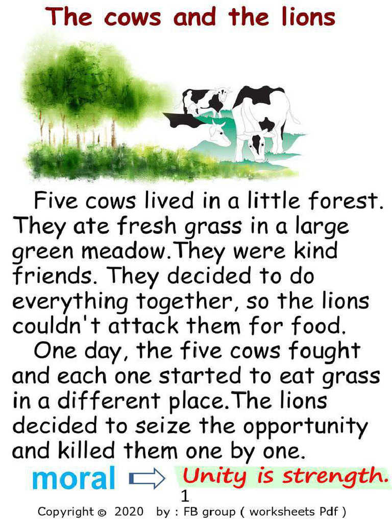 The Cows & The Lions Tesfaye Alene | PDF