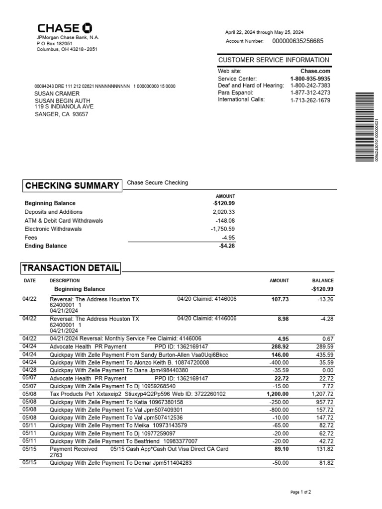 Chase 2024 | PDF