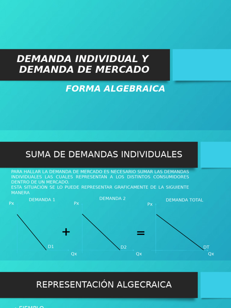 Demanda Individual y Demanda de Mercado (1) 2 | PDF