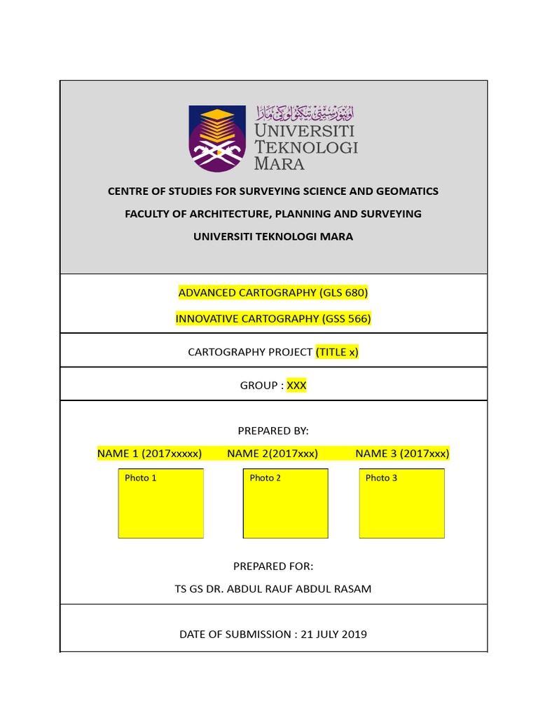 Carto Project Report - Group X - Title X | PDF