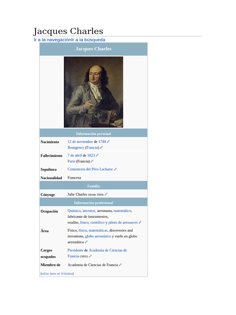 Jacques Charles | PDF