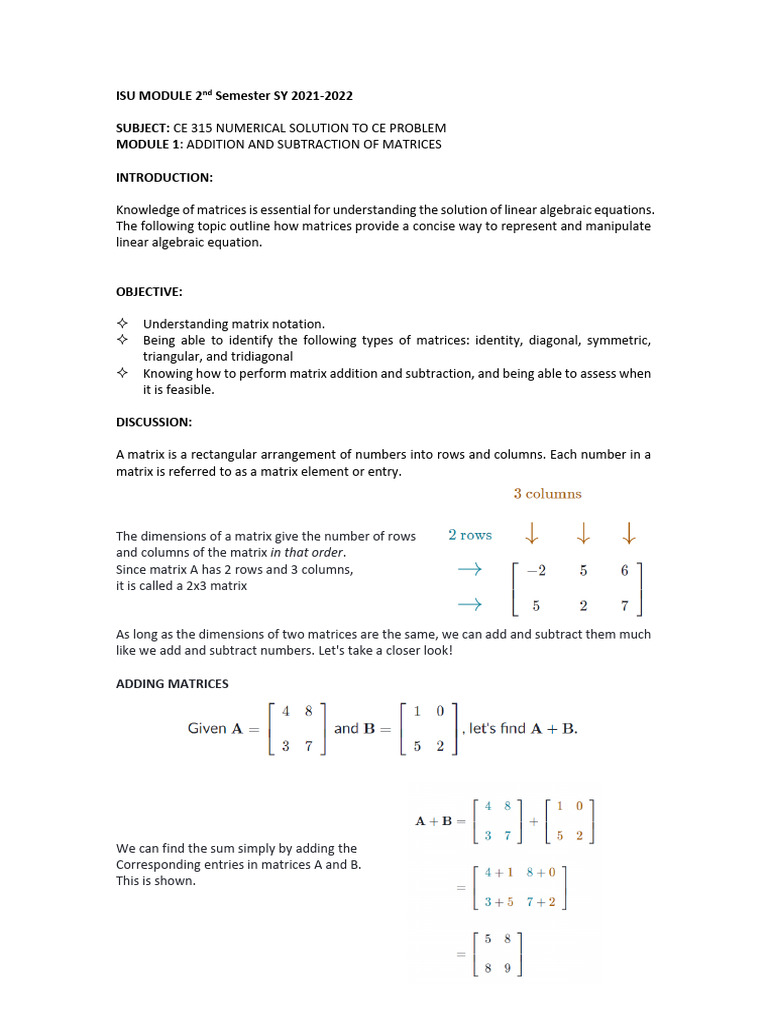 Numerical Modules WHOLE | PDF