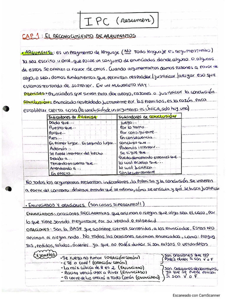 IPC Resumen Cap 1 y Cap 2 | PDF