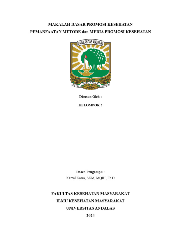 Makalah Promkes Kel | PDF