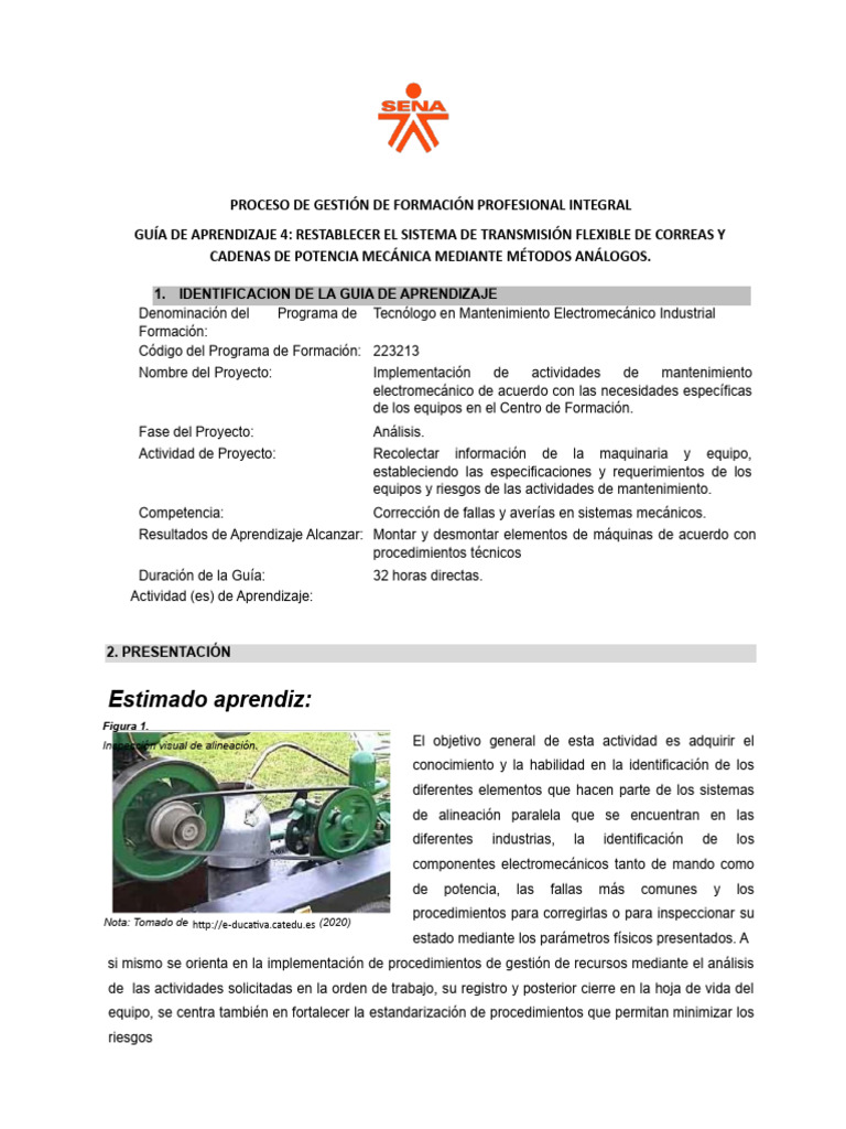 Guia 4. Alineación Paralela Flexible Final | PDF