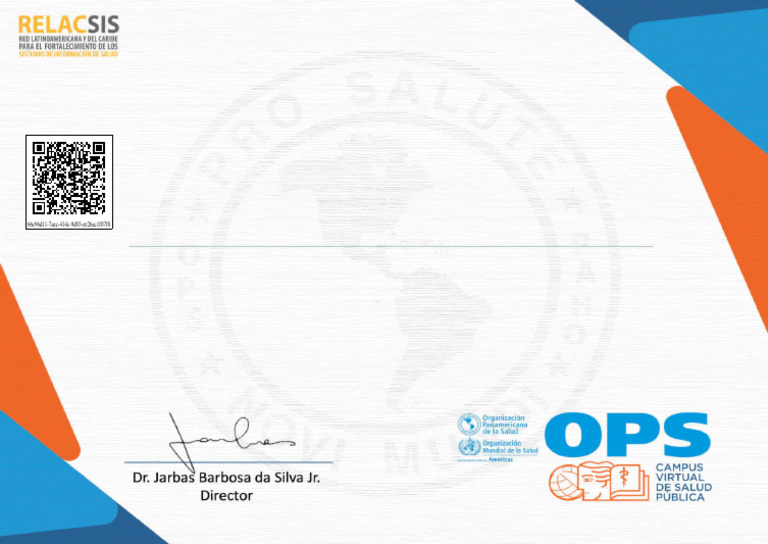 Certificado Curso Defunción OPS 2024 | PDF