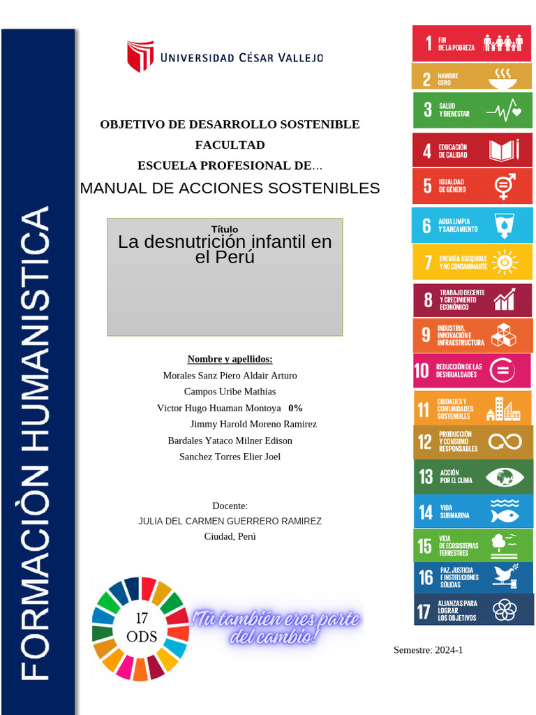 Manual de Acciones Sostenibles - ODS (1) (1) - 1 | PDF