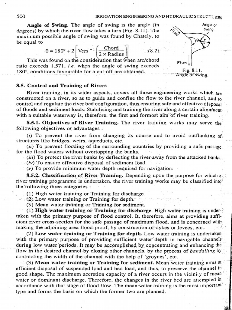River Training and Bank Protection Works | PDF | River | Earth Sciences
