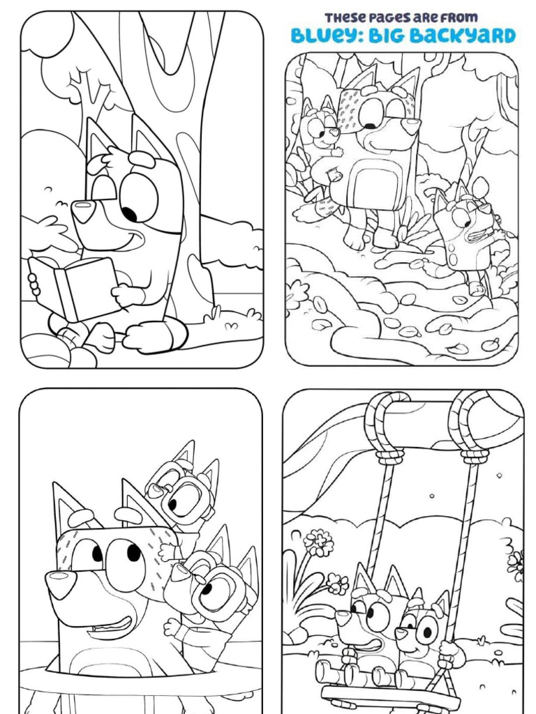 Libro de Coloreo Bluey | PDF