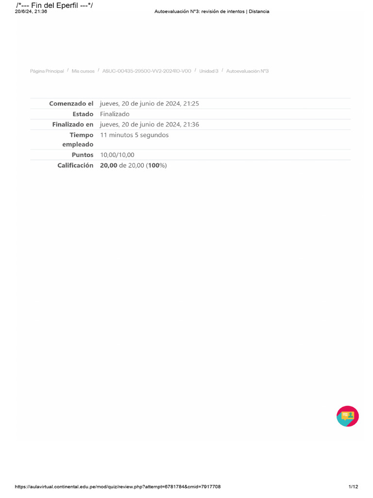 Autoevaluación N°3_ Herramientas informaticas para las finanzas | PDF