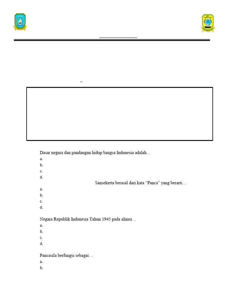 Uas PKN 8-2024 | PDF