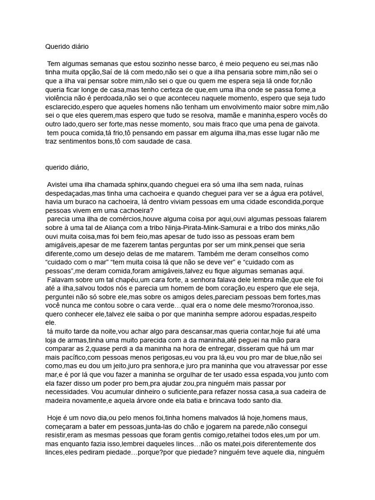 Querido Diário | PDF