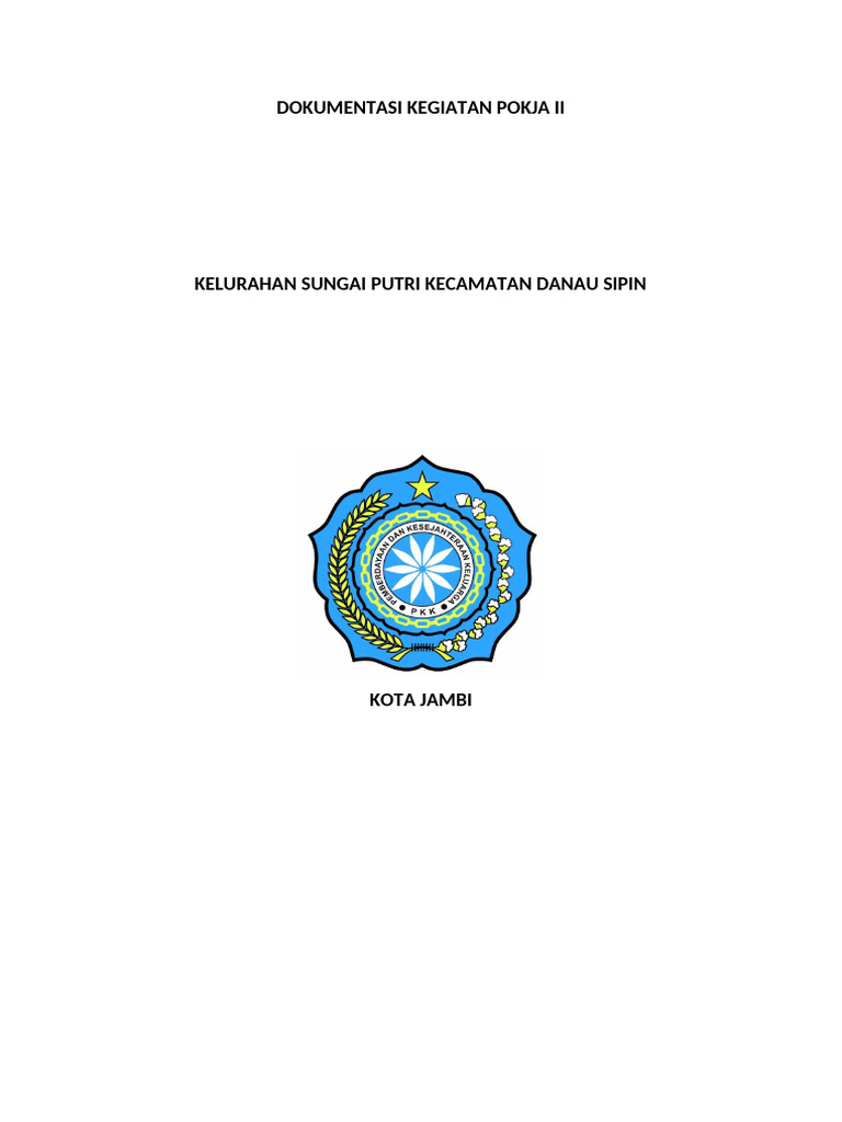 Dokumentasi Pokja Ii | PDF