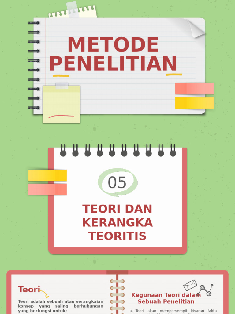 Metopen5 - Teori Dan Kerangka Teoritis | PDF