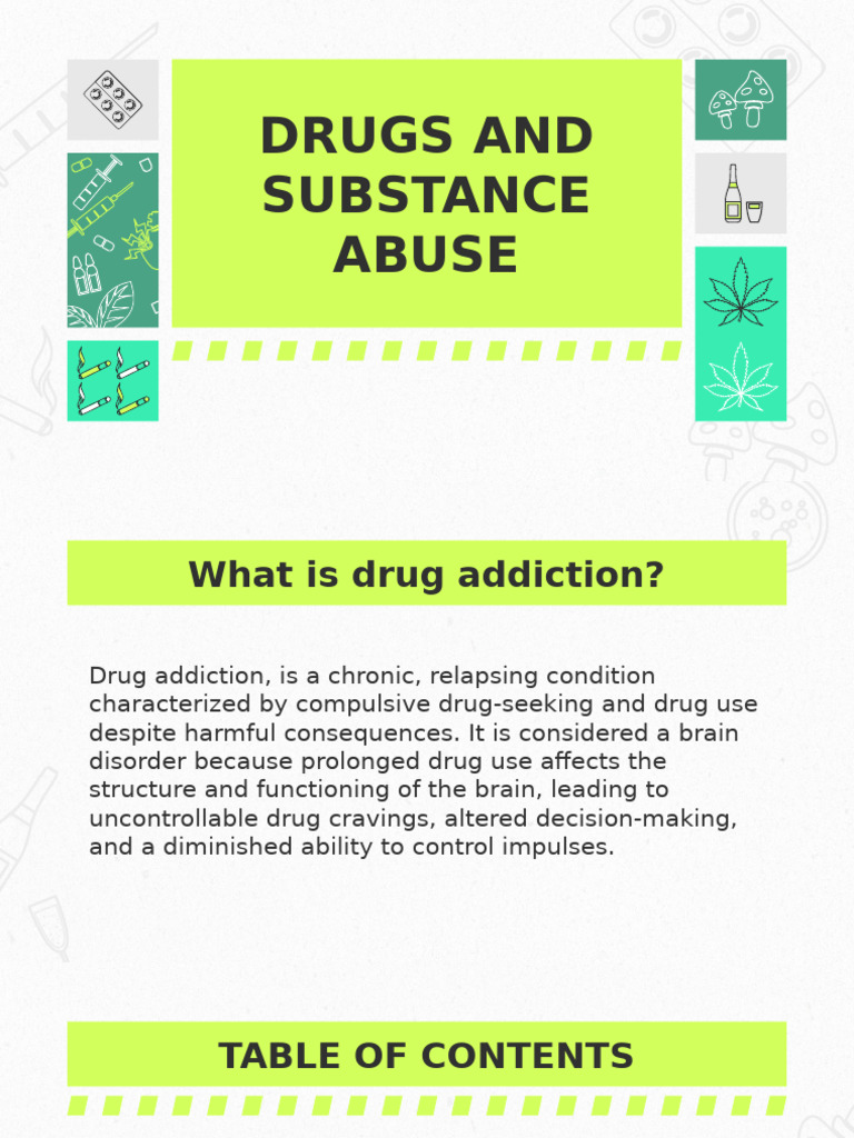 Drugs and Substance Abuse | PDF