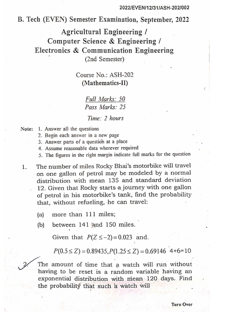 Maths PYQ 2022 | PDF