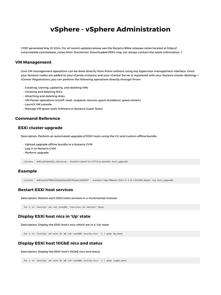 6c Book of Vsphere Administration | PDF