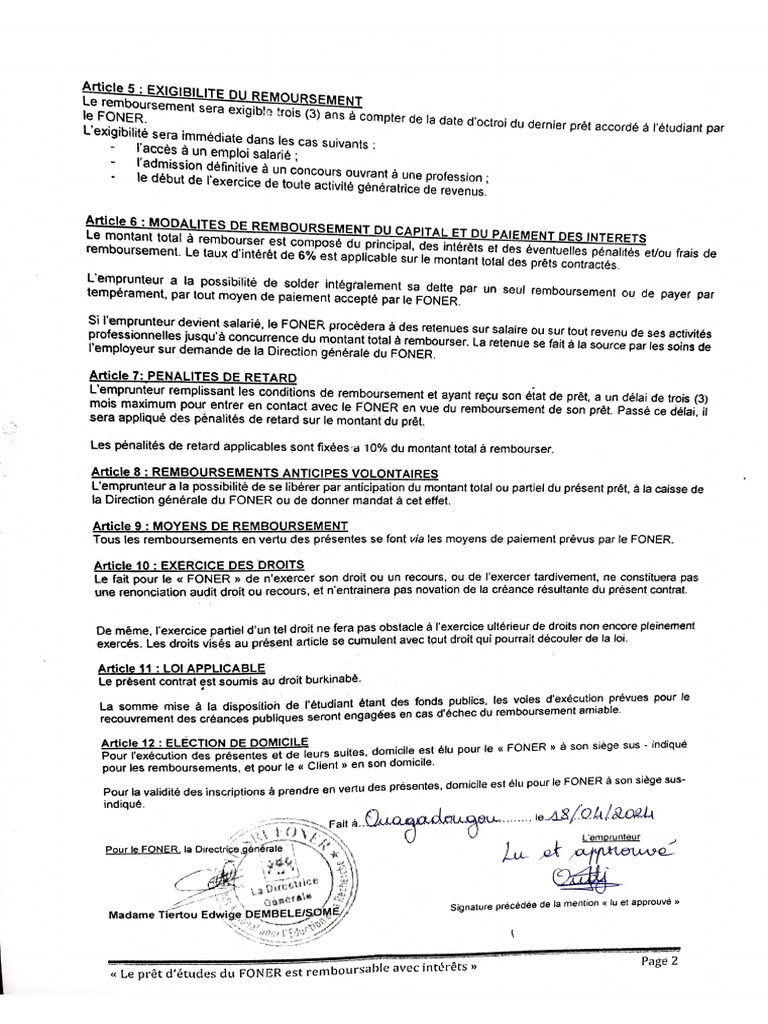 Contrat | PDF