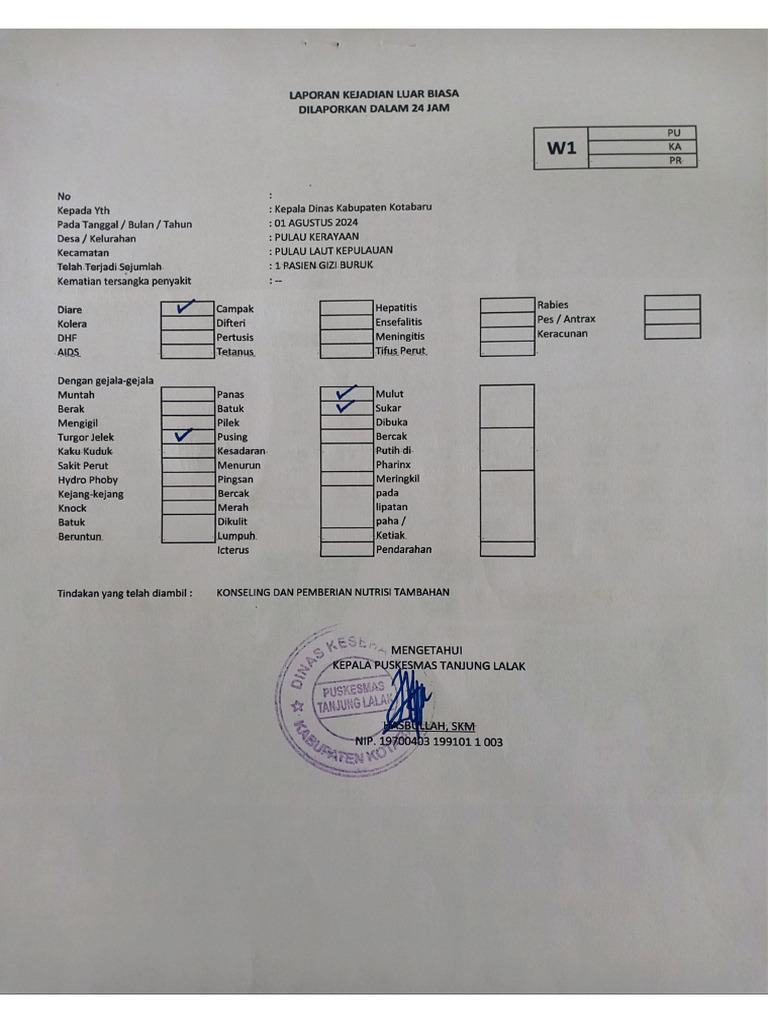 Form W1 Muhammad Rival | PDF
