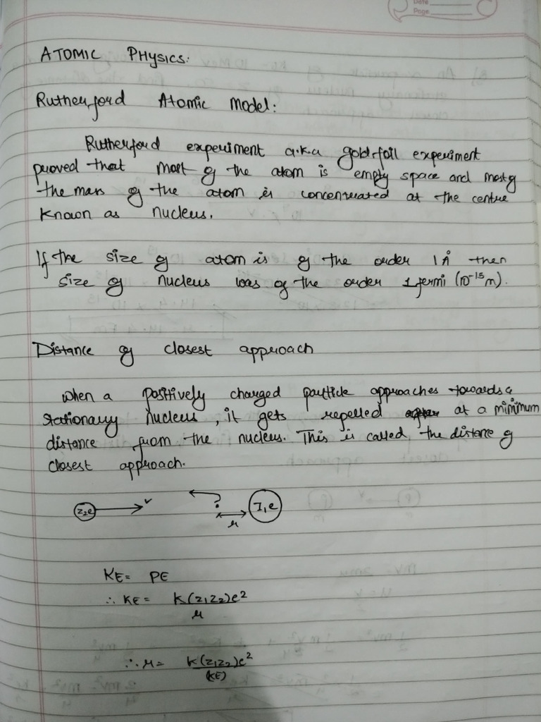 Atomic Physics | PDF